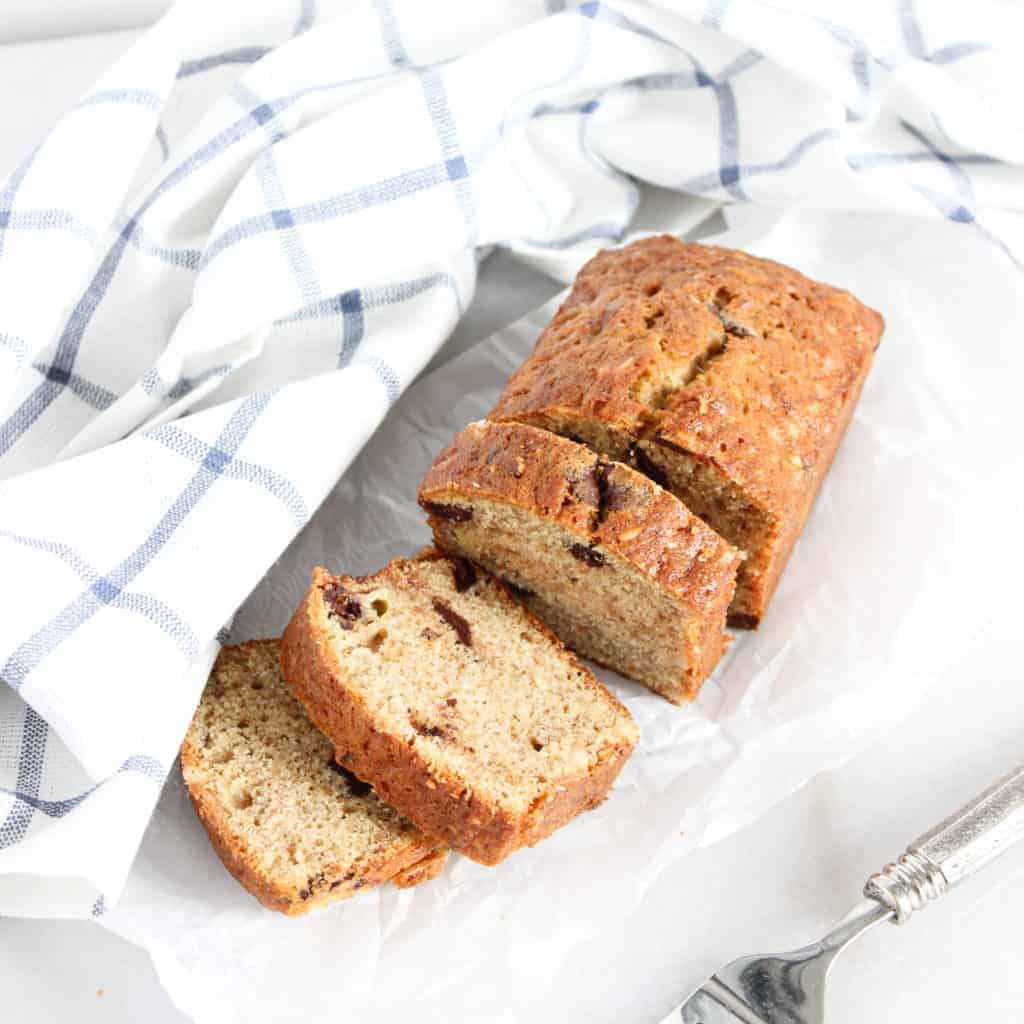Easy Banana Bread Recipe with Brazil Nuts and Dark Chocolate • Kitchenlicious